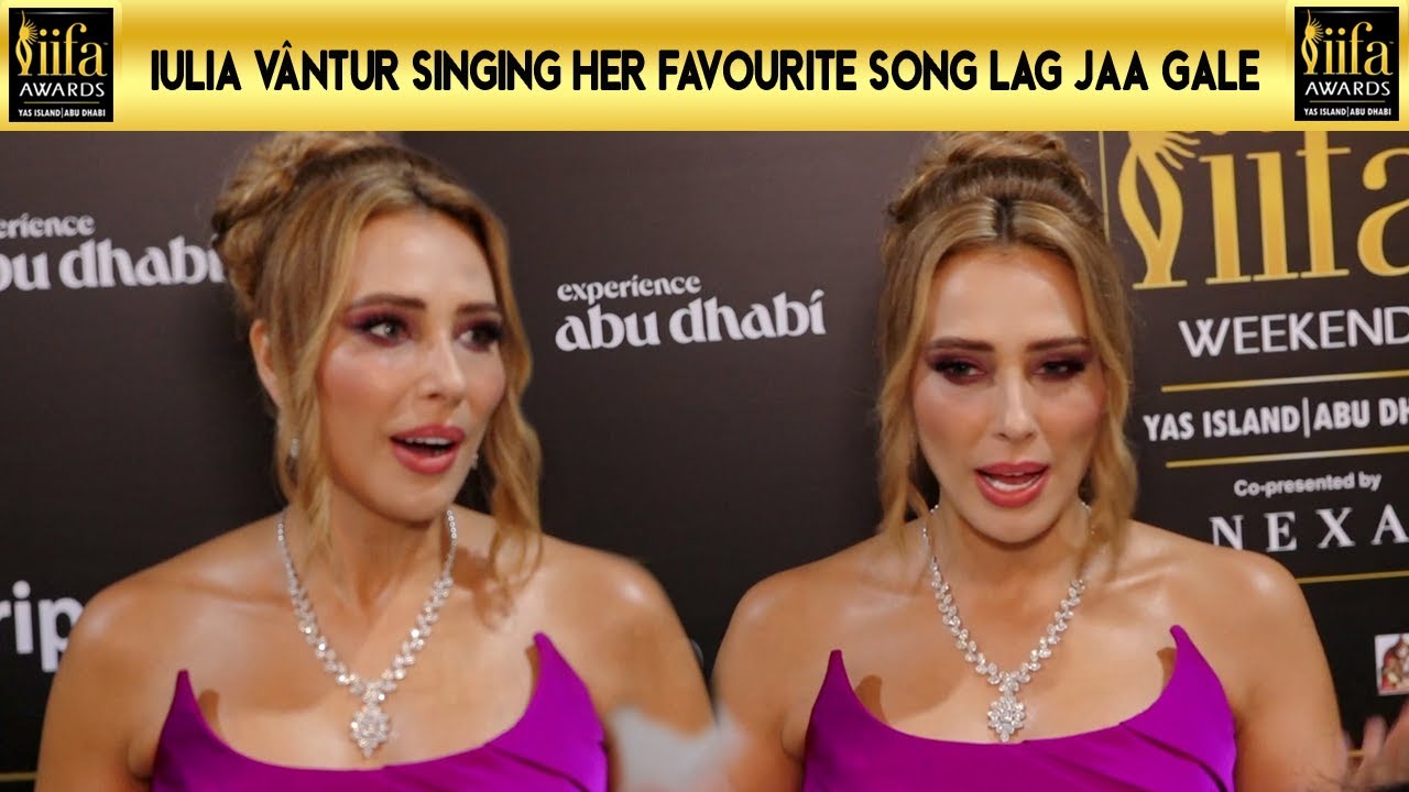 Iulia Vântur Singing Her Favourite Song Lag Jaa Gale | Interview at Abu ...