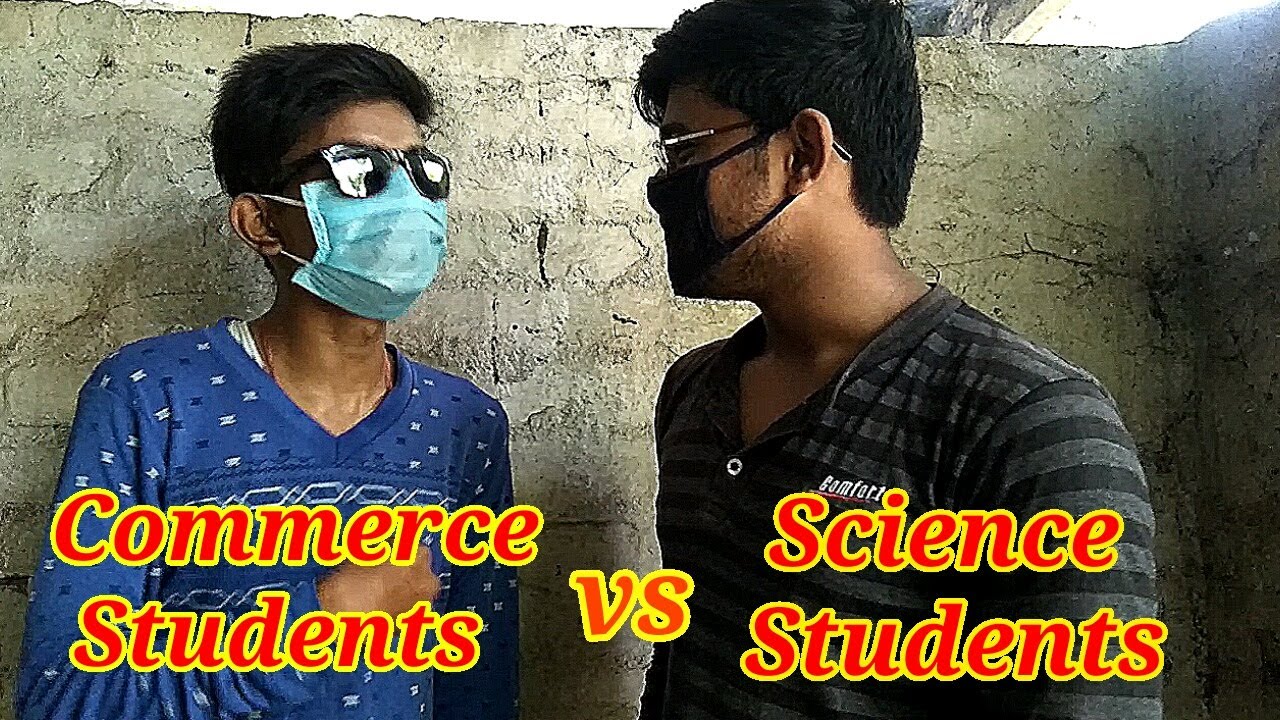 Commerce students vs Science students ||Crazy hub - YouTube