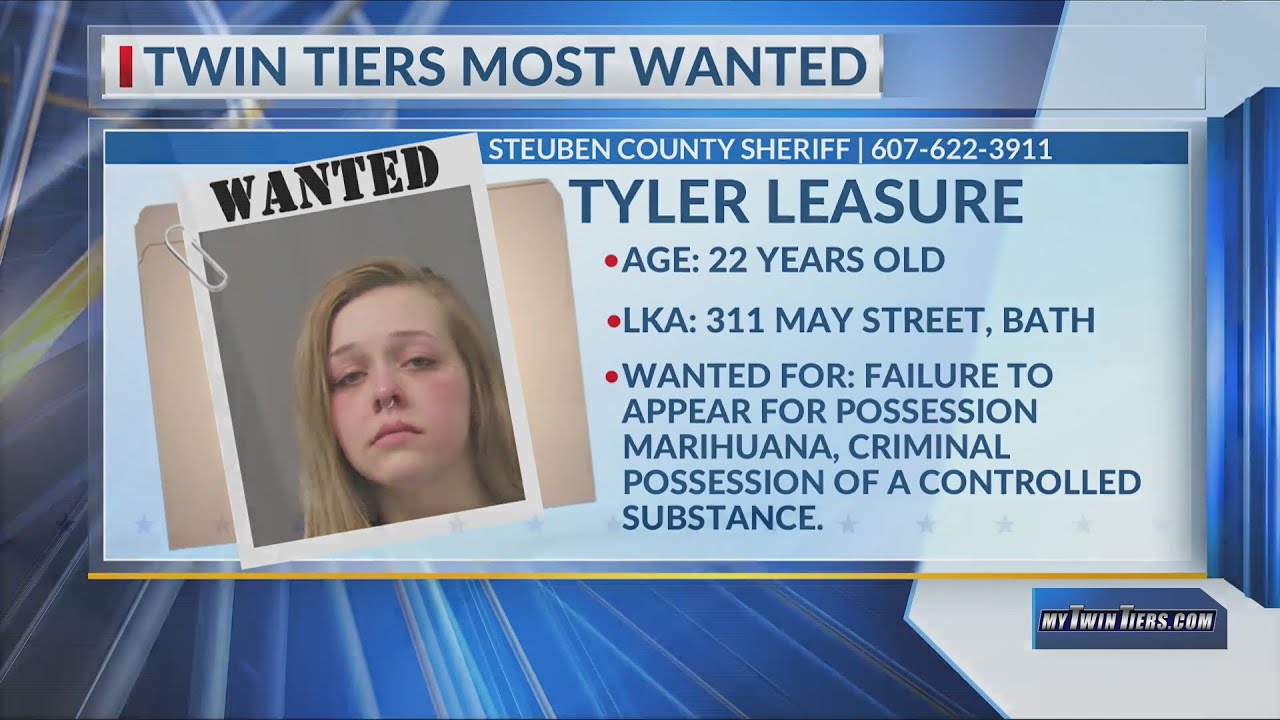 Twin Tiers Most Wanted: Tyler Leasure - YouTube
