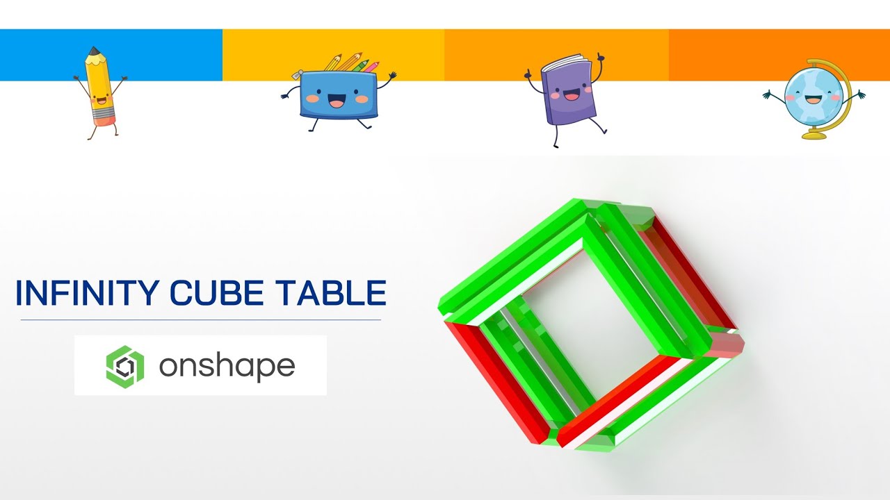 Infinity cube table by Onshape - YouTube