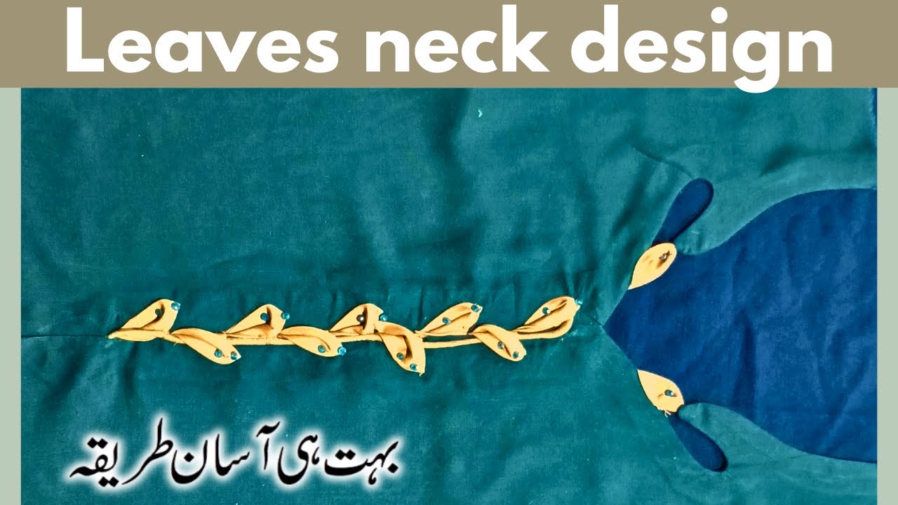 Perfect Leave Neck Design: Detailed Cutting and Stitching Tutorial ...