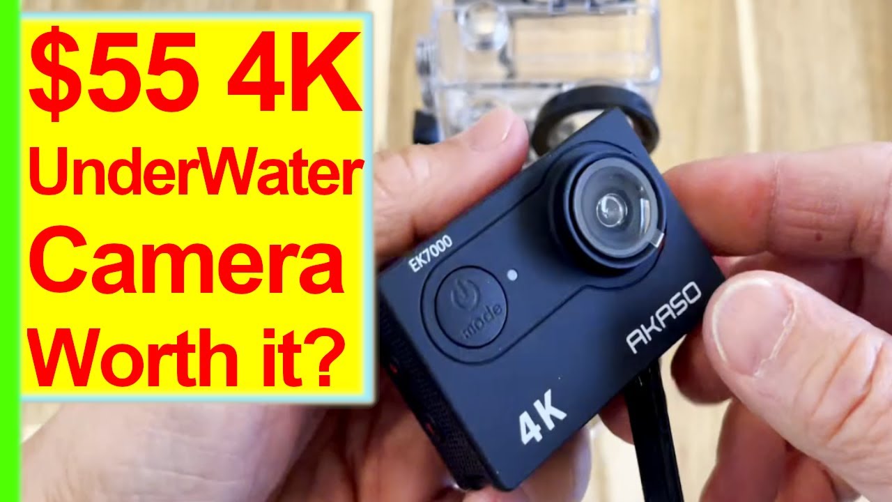 Akaso Ek7000 Underwater 4k Camera Review, Cheap Underwater Camera worth ...