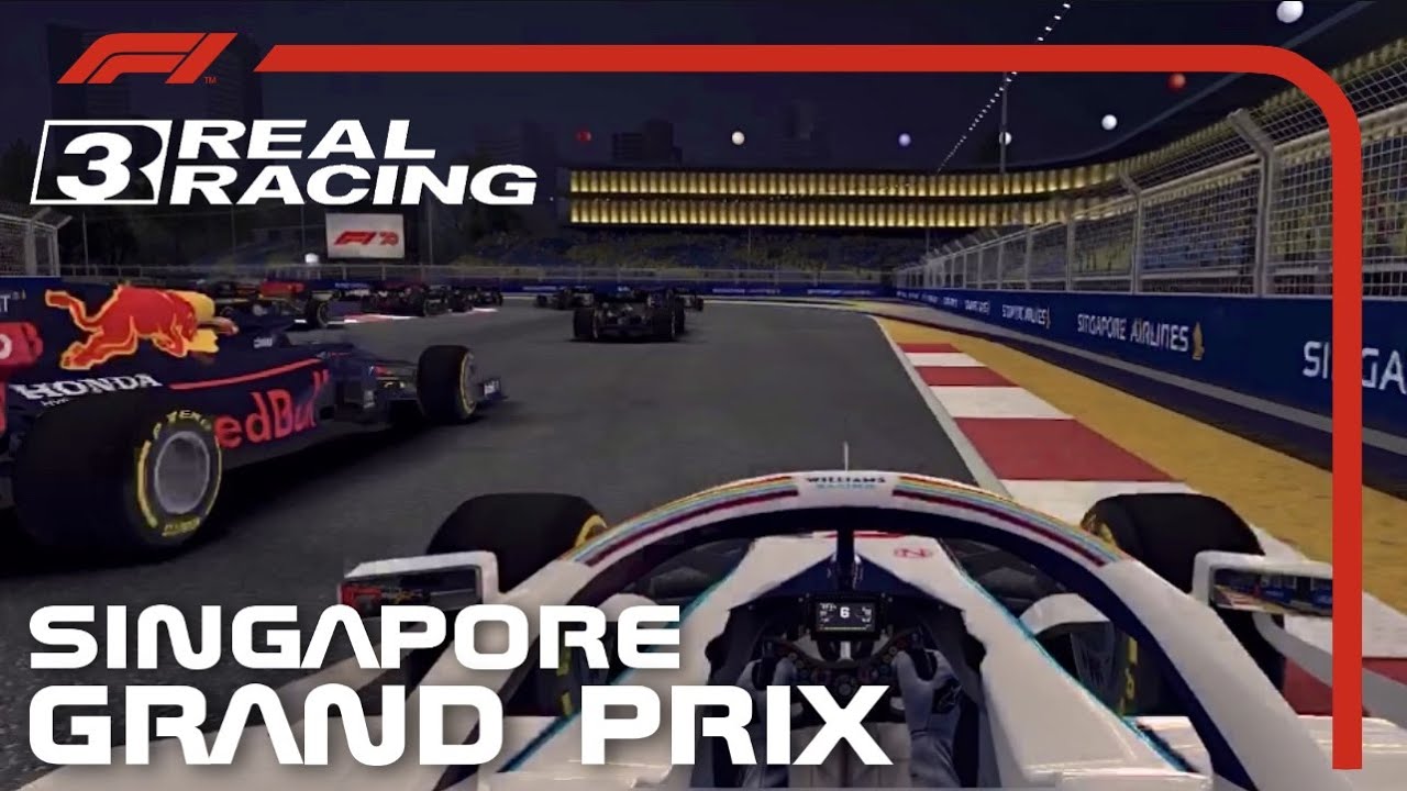 REAL RACING 3 - FORMULA 1 | 3 Laps at Singapore Grand Prix ( iOS ...