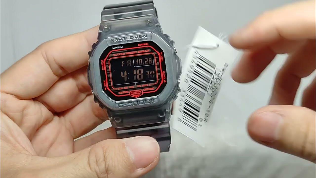 Cara Setting Jam Tangan Casio G-Shock DW-B5600G-1 - YouTube