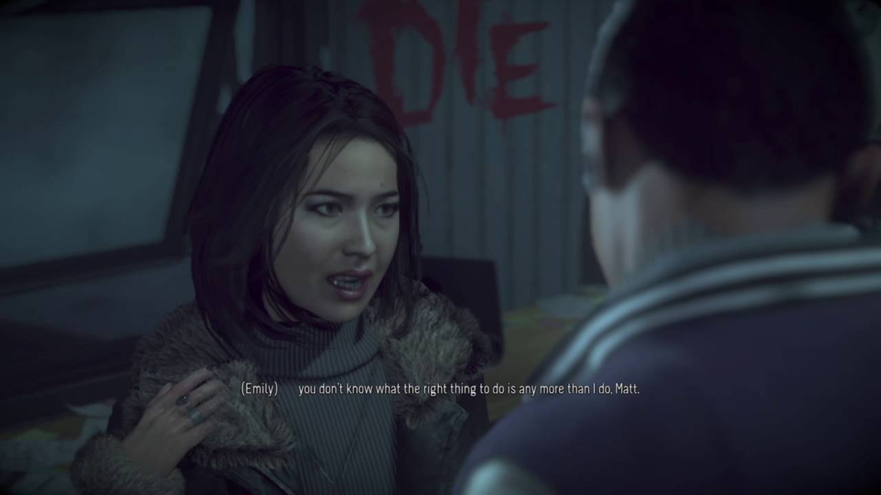 Until Dawn | Matt and Emily Alt/Rare Dialogues in Cable Car Station ...