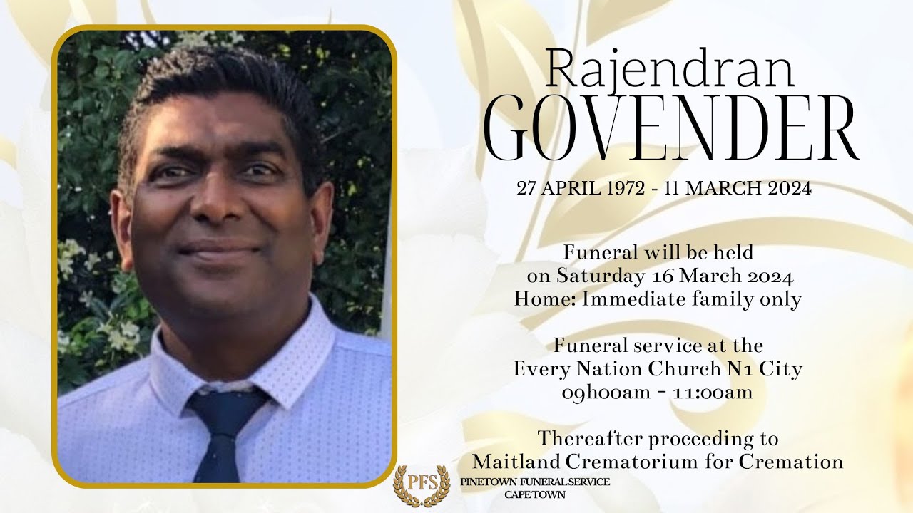 Rajendran Govender - YouTube