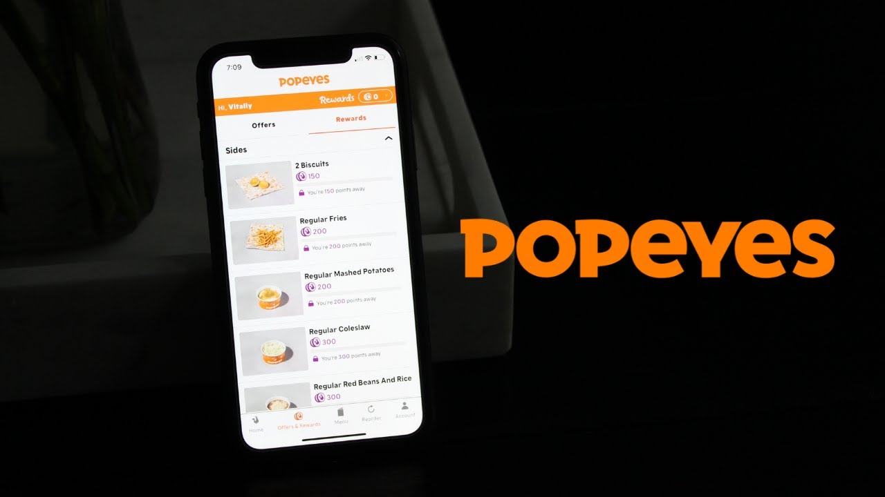 Popeyes App Rewards Review - Points And Offers - YouTube