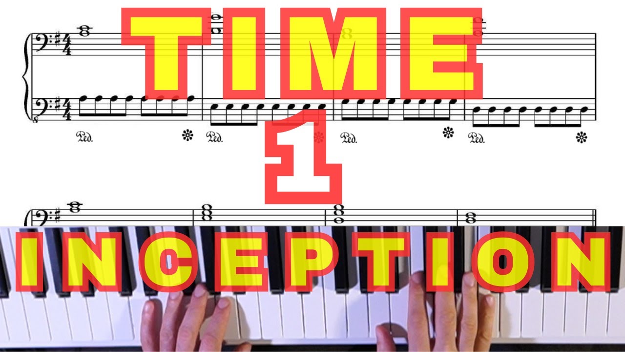 Piano Sheet Music | Hans Zimmer | Inception | Time 1/5 | Piano Tutorial ...