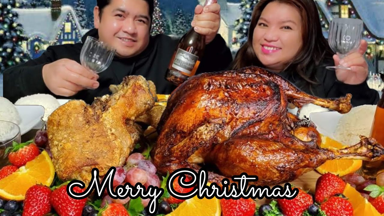ULTIMATE PUTOK BATOK: Roasted Turkey & Crispy Pata Mukbang | Noche ...
