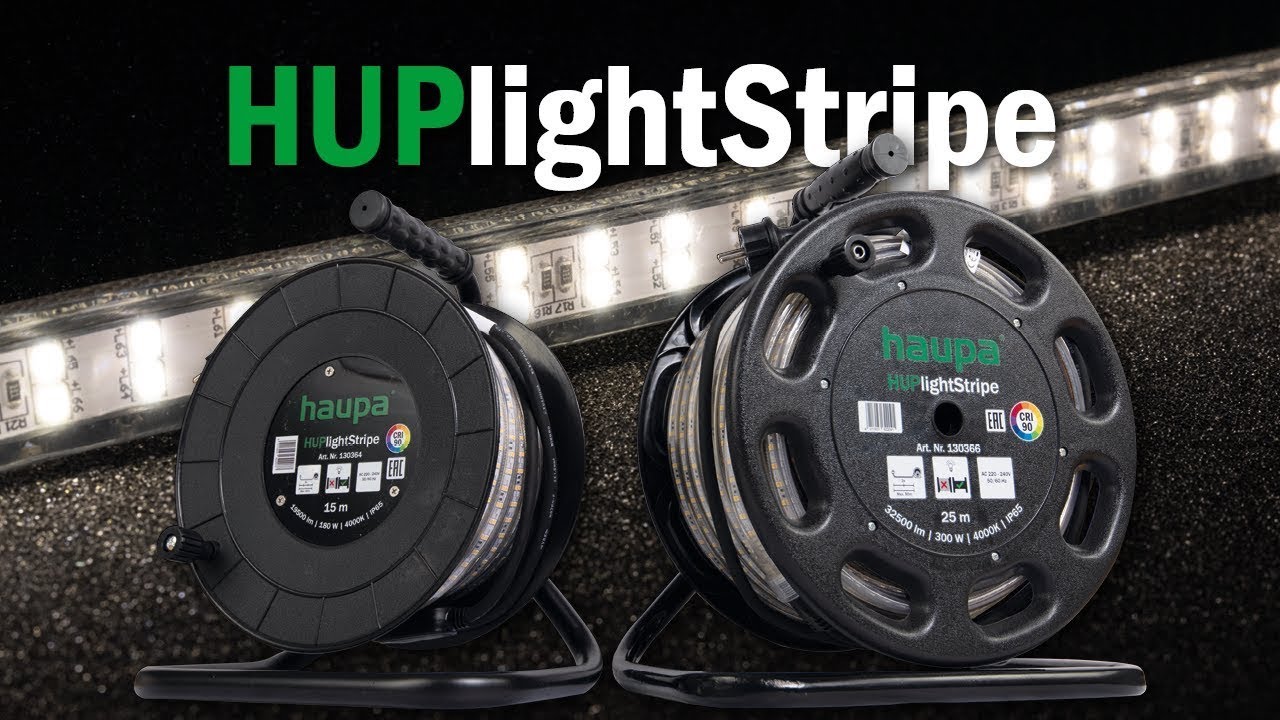 The LED light strips from HAUPA – HUPlightStripe - YouTube