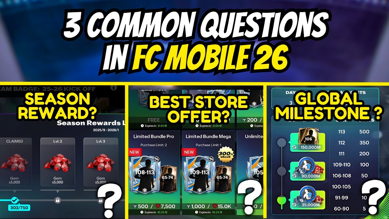 How to get Season Rewards Faster best Gems offers in FC Mobile ...