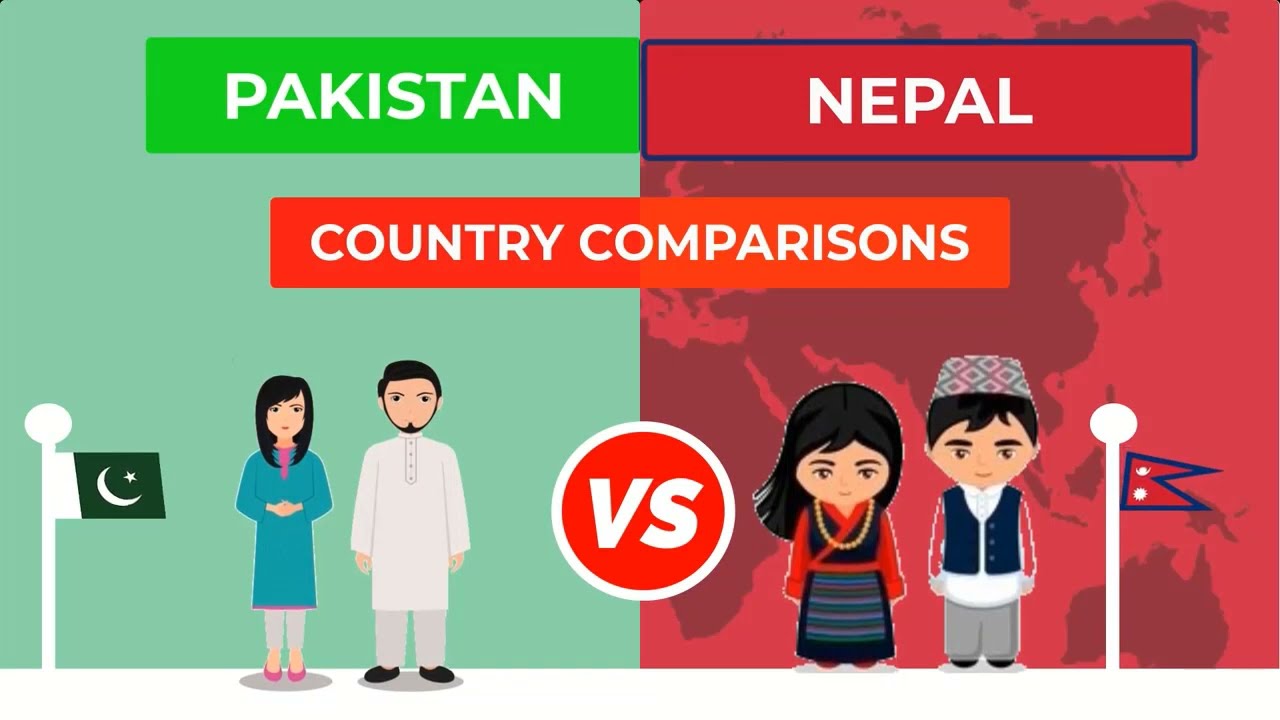 Pakistan vs Nepal Country Comparison | Nepal vs Pakistan comparison ...