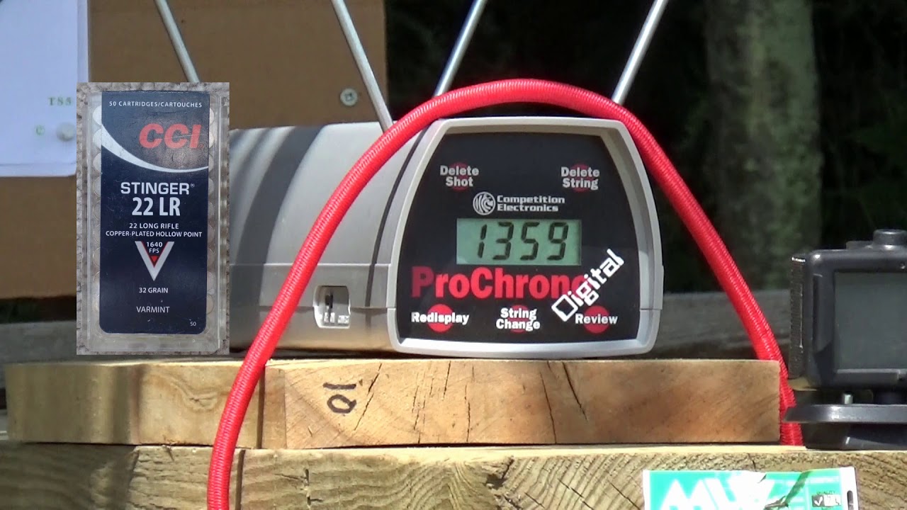 Chronograph Data For A Bunch Of .22 LR Ammo With A Detailed Raw Data ...