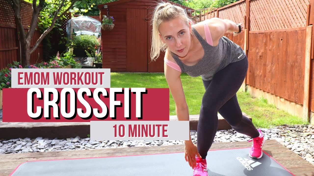 10 Minute Emom Crossfit Workout at Home | Full Body HIIT - YouTube