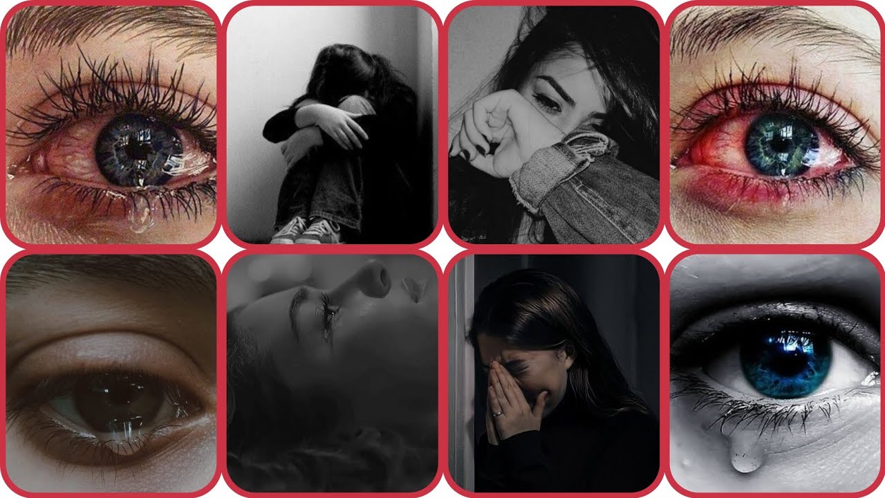 Aesthetic crying 😢 girl dpz || sad dpz | girls sad photos #sadstatus ...