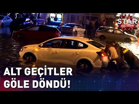Ankara'da Şiddetli Yağış Sele Neden Oldu! | Star Ana Haber