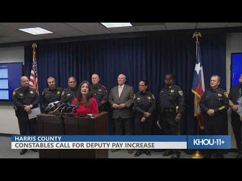 Harris County constables come together to ask for deputy pay increase ...