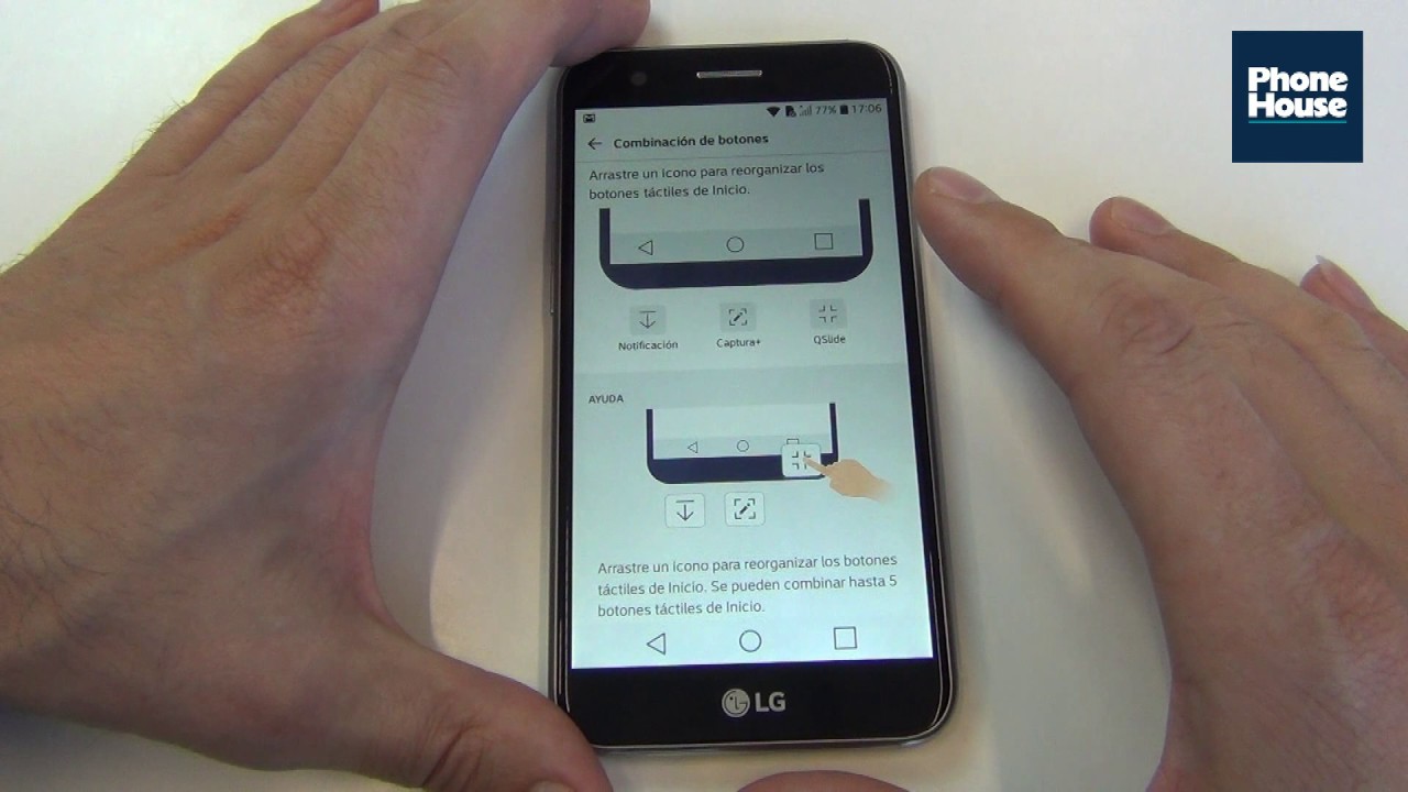 TIP: EDITAR BOTONES NAVEGACION LG K10 2017 - YouTube