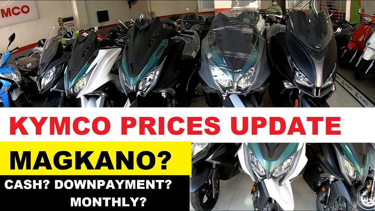 KYMCO Motorcycles ACTUAL UNIT PRICELISTS UPDATES | MotoKem - YouTube