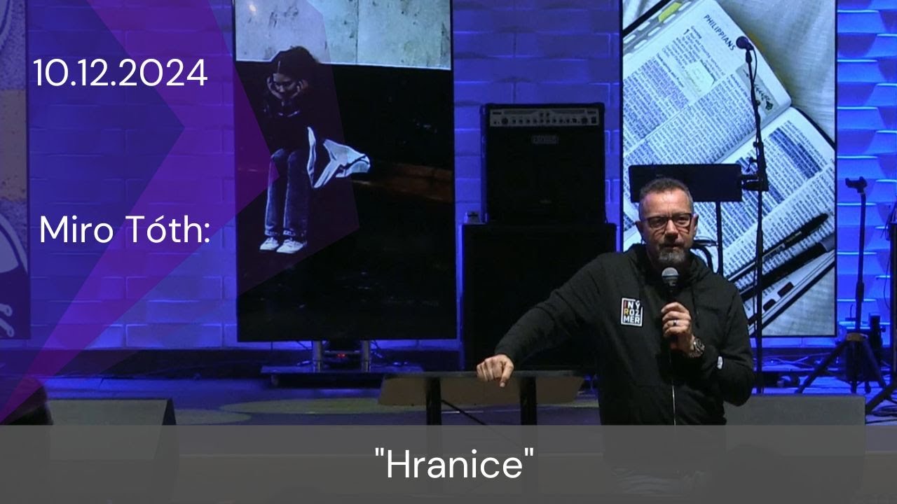 [10.12.2024] Miro Tóth: Hranice - YouTube