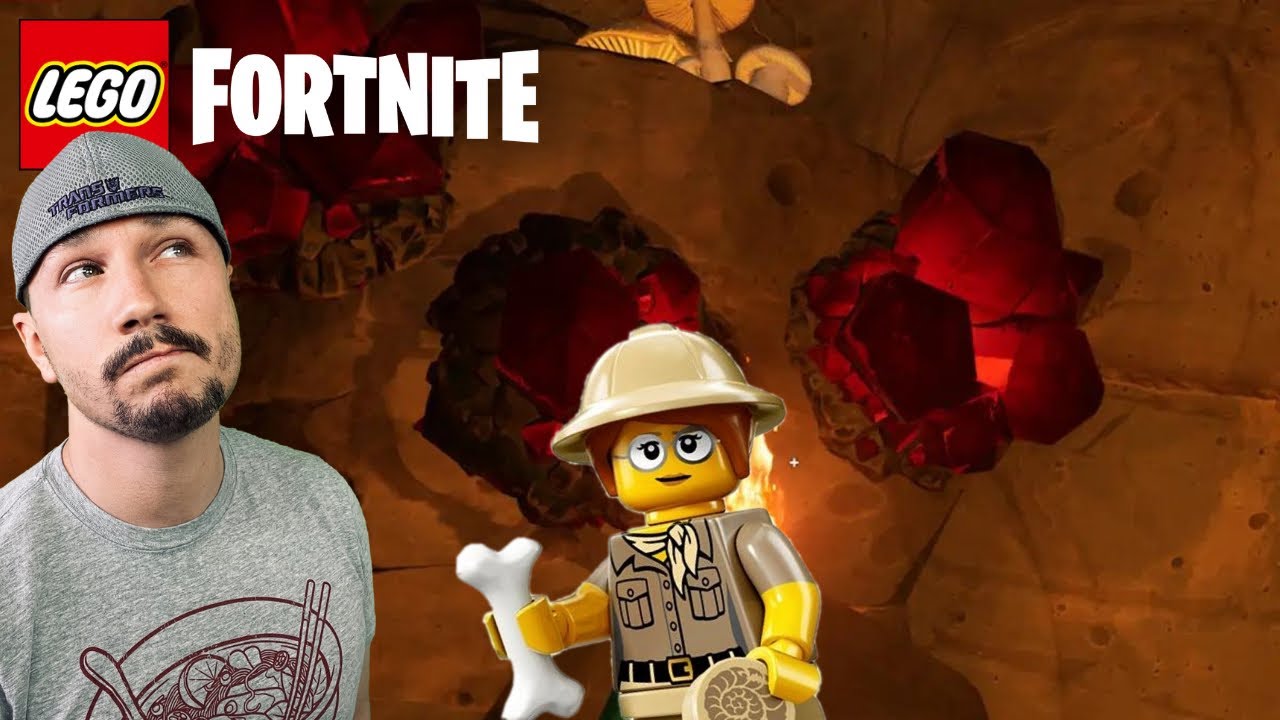 Mining Blast Cores and Rubies in LEGO Fortnite! - YouTube