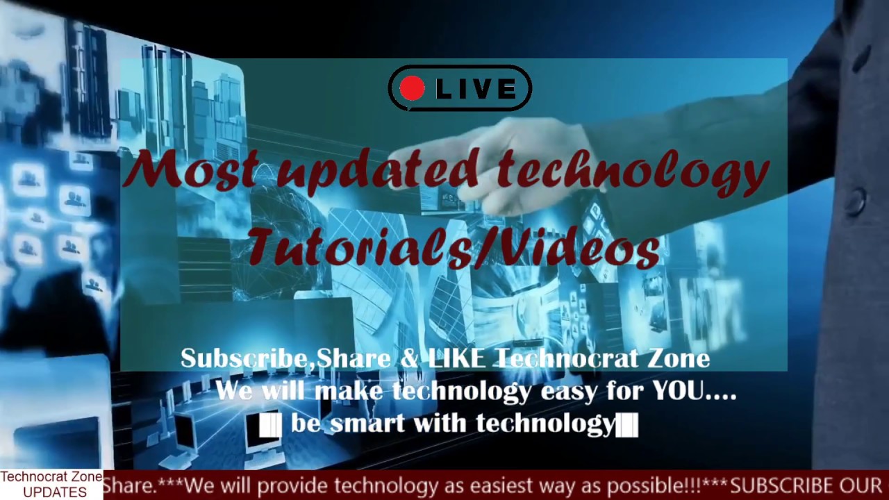 Technocrat Zone channel promo - YouTube