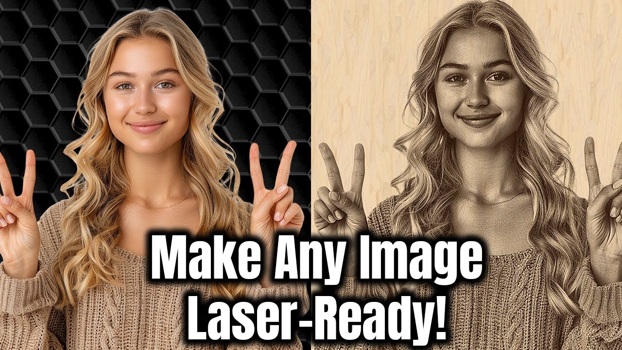Prepare your Image for Laser Engraving - YouTube