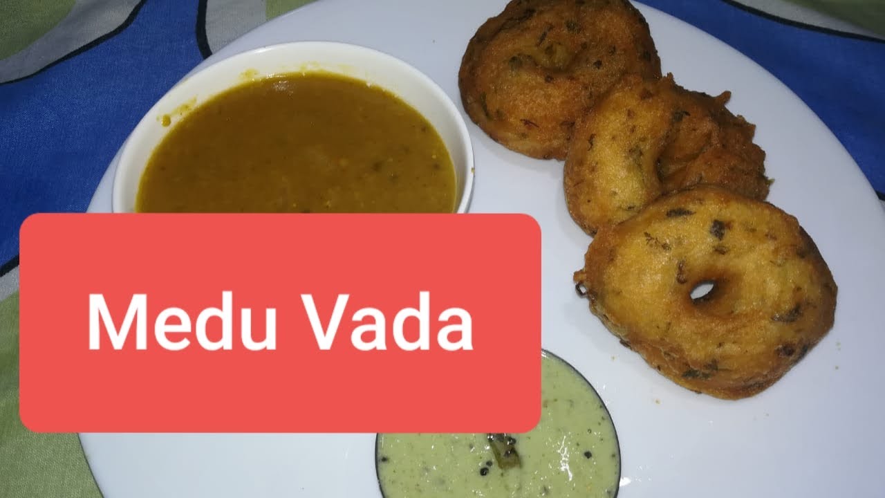 Crispy Medu Vada | South Indian Vada | Vada Recipes - YouTube