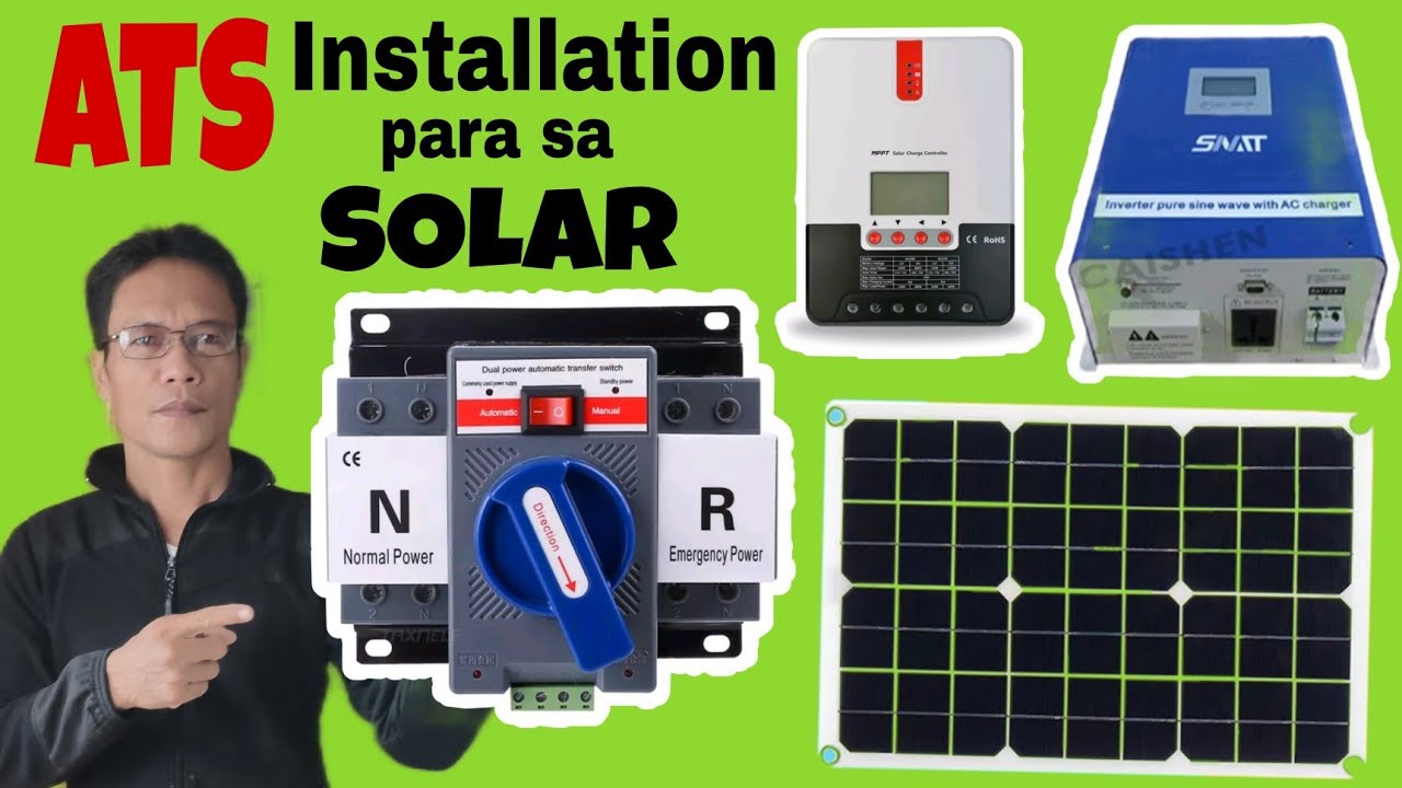 ATS INSTALLATION SA SOLAR SET UP @59diy8 - YouTube