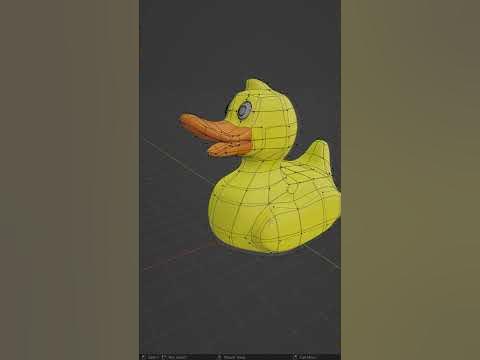 🦆 Blender 3 - Rubber Duck - Modelling Timelapse #blender3d #blender ...