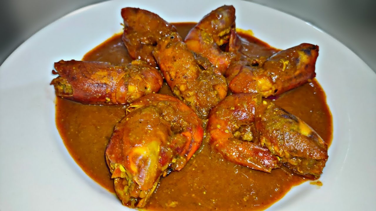 গলদা চিংড়ির কালিয়া/Golda Chingri Macher Kalia/Traditional Bengali ...