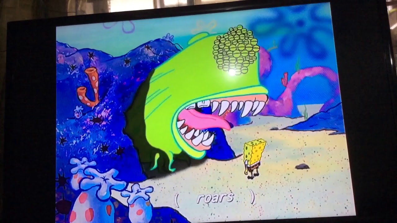 Spongebob gets Eaten By a unknown monster - YouTube