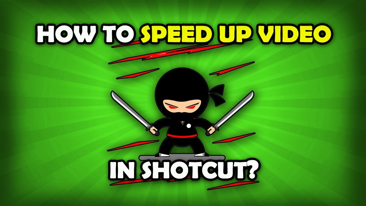 How To Speed Up A Video In Shotcut? - YouTube