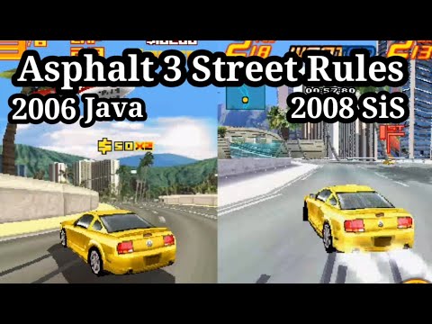 Asphalt 3 Street Rules 3D Comparison Java VS Symbian Version