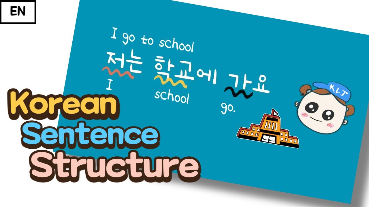 BASIC Korean sentence STRUCTURE for beginners #koreansentence - YouTube
