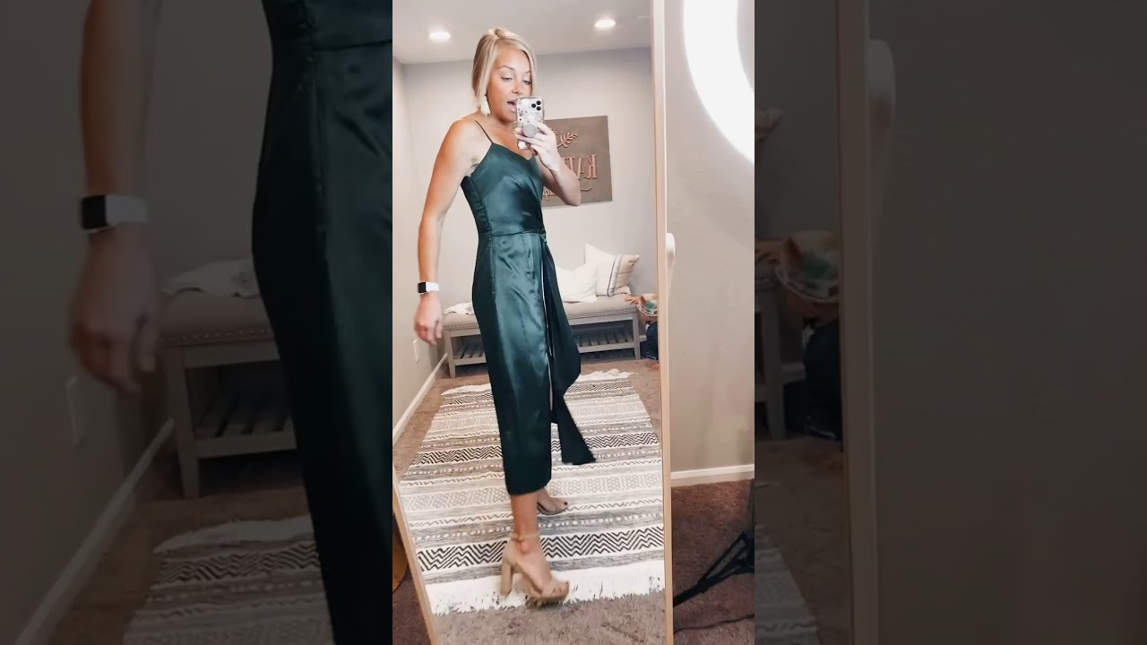 Kallea Satin Dress - YouTube