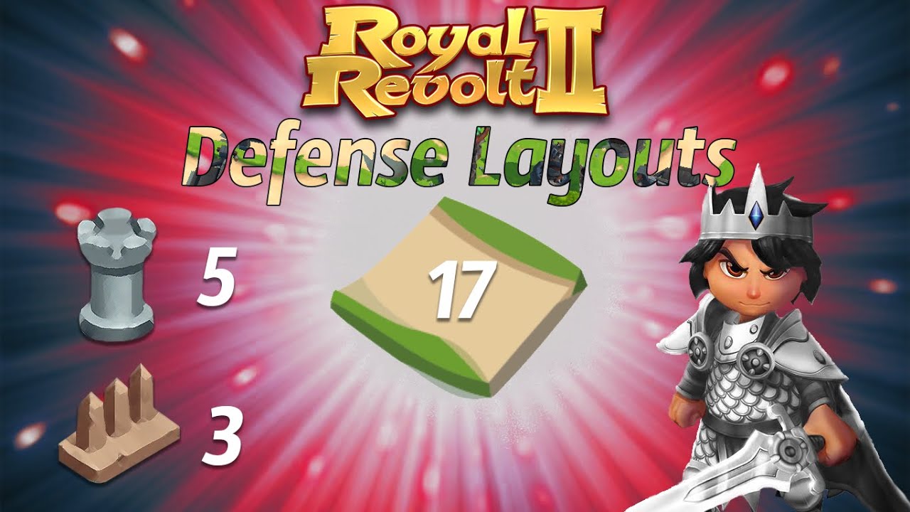 Royal Revolt 2 - Defense Layouts Level 2 [Very Easy] - YouTube