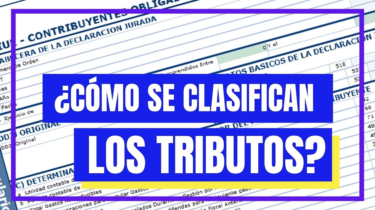 ¿Qué son los tributos y cuál es su clasificación en Bolivia? - YouTube
