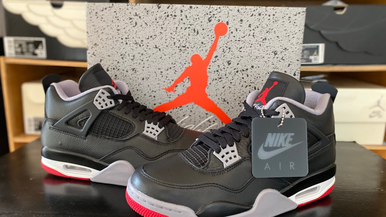 Unboxing Air Jordan 4 Retro ‘Bred Reimagined’ - YouTube