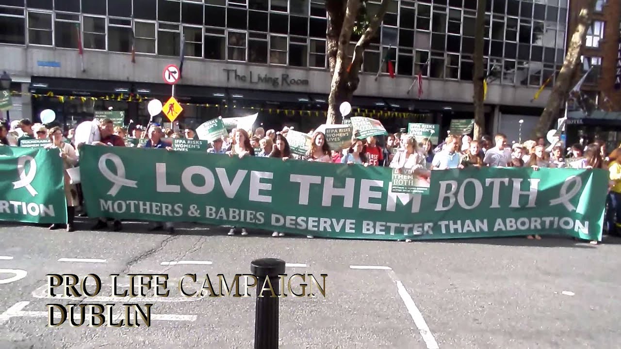 Pro Life Campaign in Dublin 23rd of August 2014 - YouTube