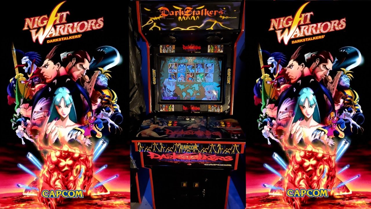 Dark Stalkers The Night Warriors Arcade(1994): Demitri Gameplay - YouTube