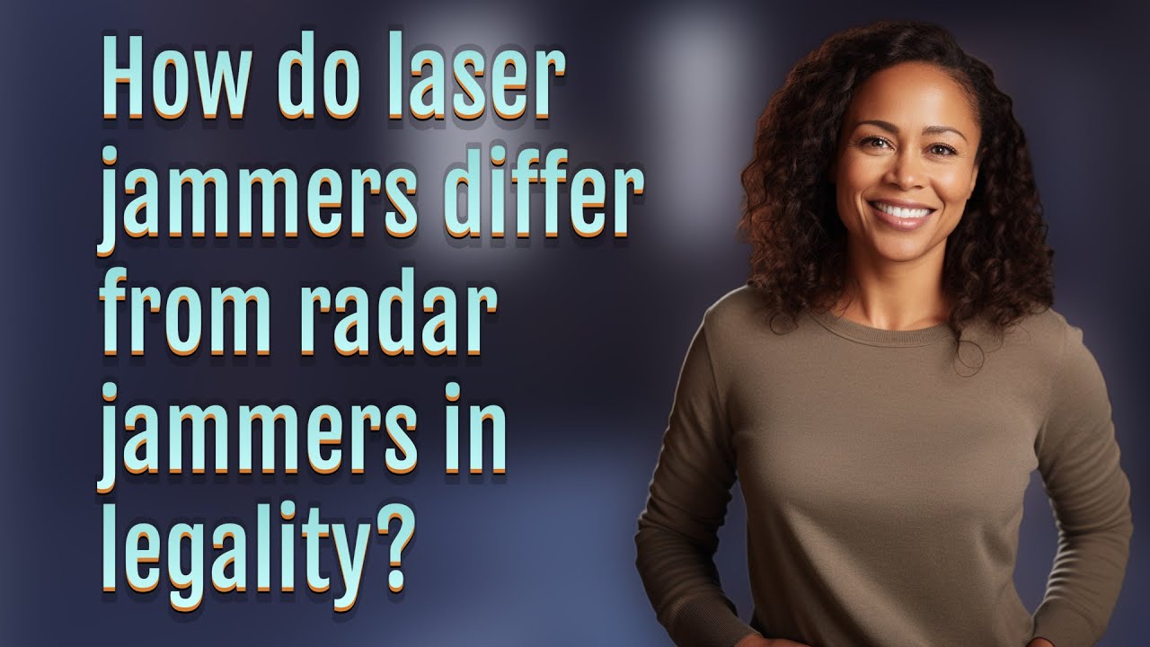 How do laser jammers differ from radar jammers in legality? - YouTube