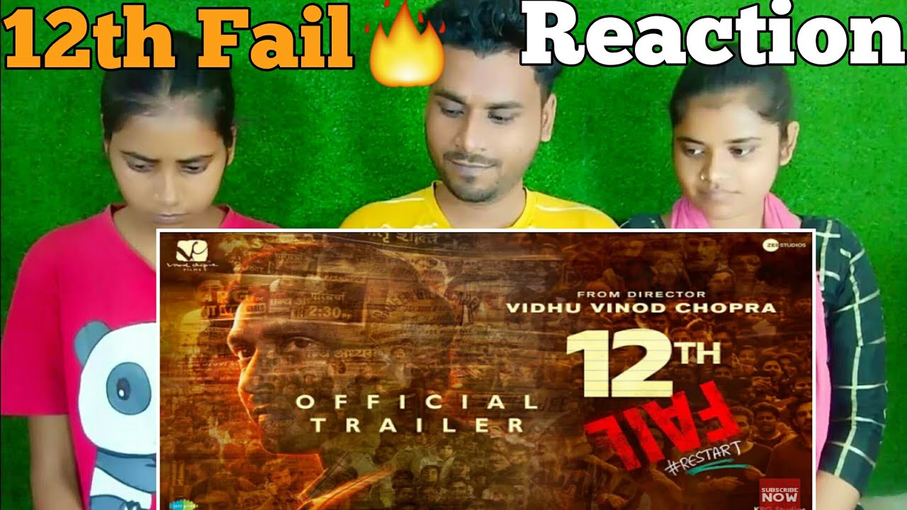 12th Fail Official Trailer | 12th Fail Official Trailer Reaction - YouTube