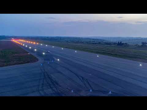 Kabalega International Airport and its ground system (Status: 98% ...
