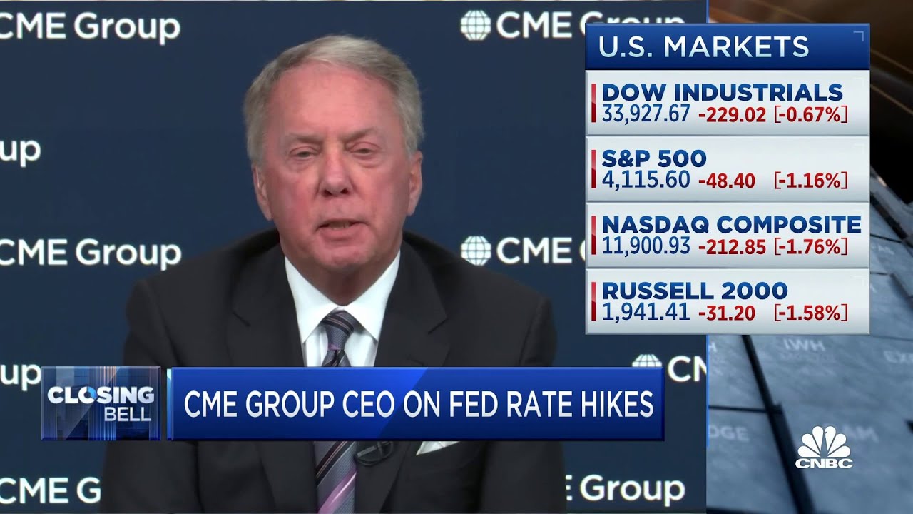 We had the biggest year in the history of our company, says CME Group's ...