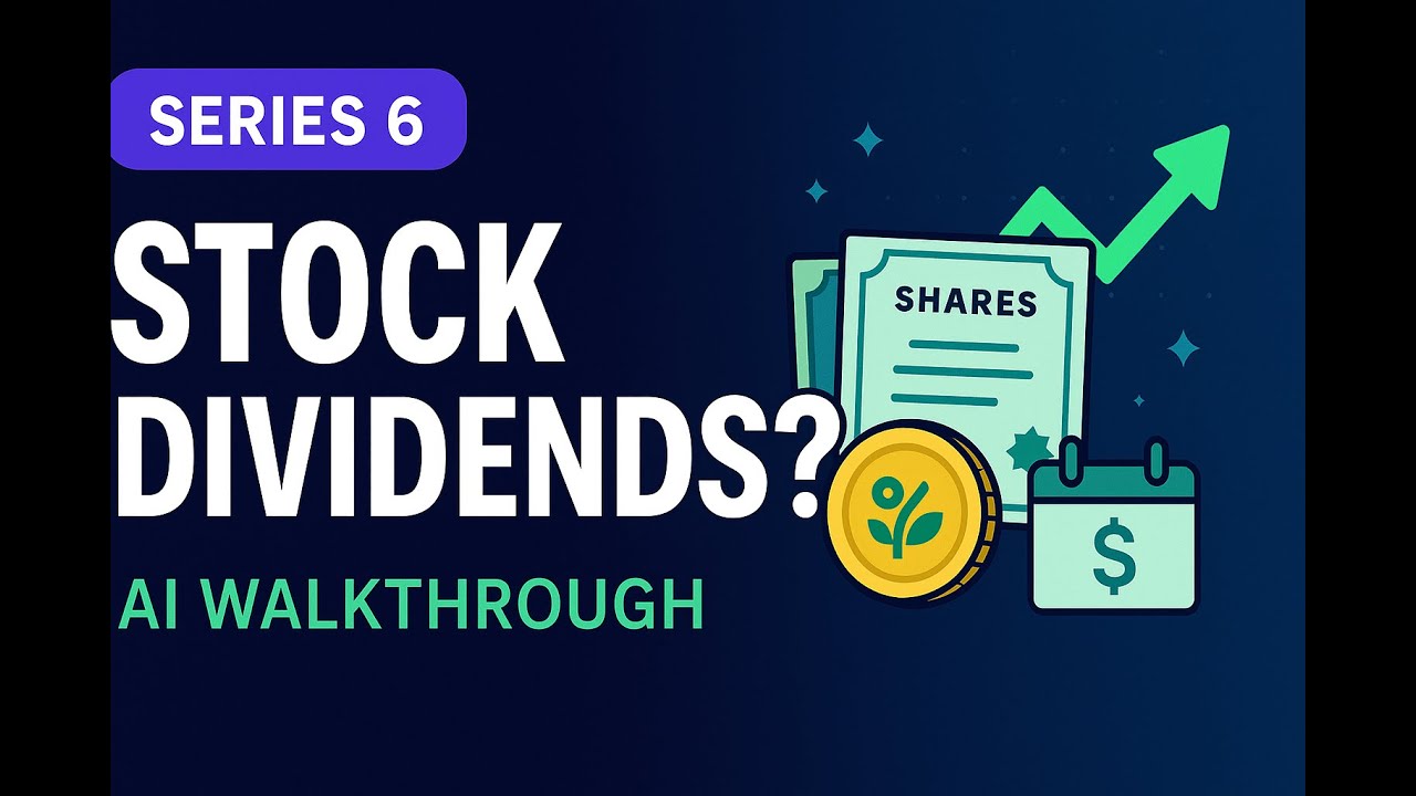 Series 6 Practice Question - Stock Dividends - YouTube