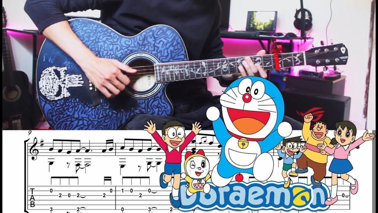 DORAEMON - stand by me - [ Fingerstyle guitar tutorial tabs!! ] - YouTube