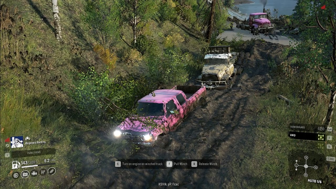 Two Aussie Bogans Wander Around the Sliprock Peaks Map in Snow Runner ...