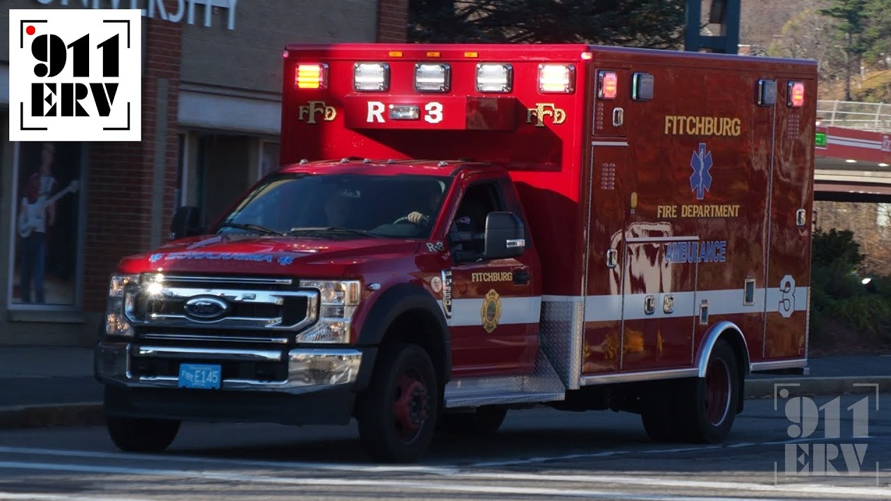 Fitchburg Fire Responding | NEW Rescue 3 - YouTube