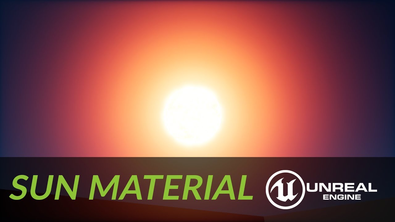 Sun material in UE4 - YouTube